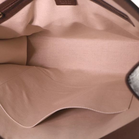 Gucci | Bags | Gucci Ophidia Cut Out Handle Bag Gg Coated Canvas Medium ...